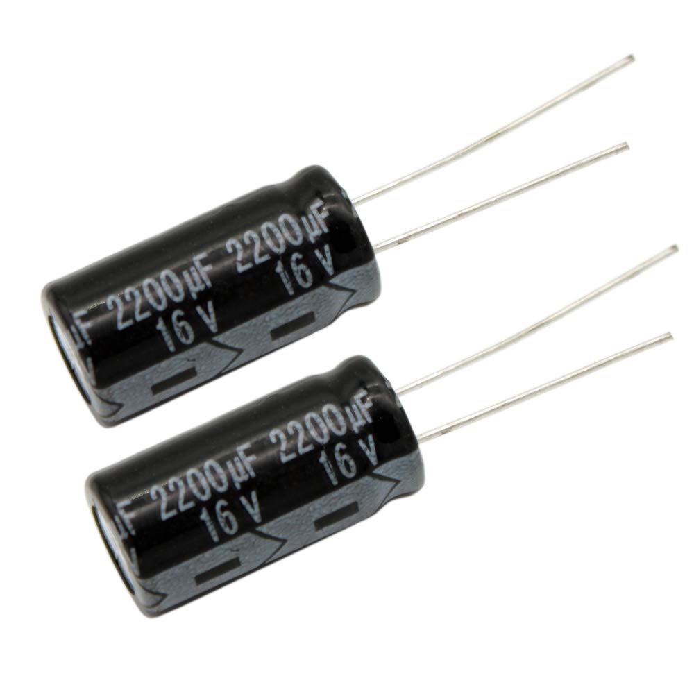 خازن الکترولیتی 2200 میکرو فاراد 16ولت - 2200uf/16V - ولتاتک
